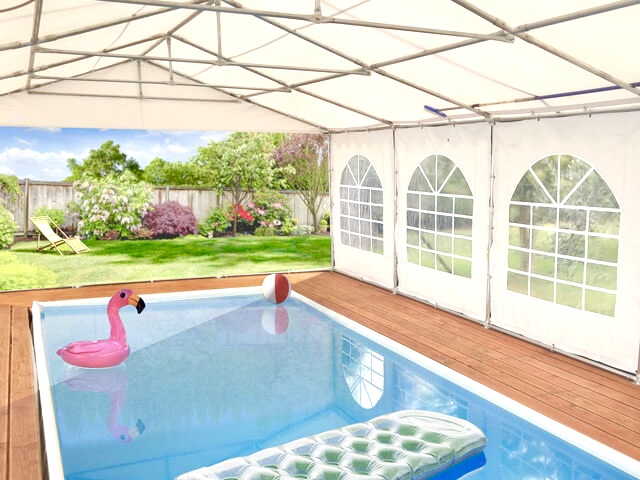 UK Tents - Swimming Pool Cover - Garden Party Tent