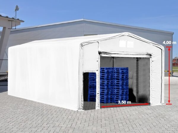 8×12 Industrial Tent - Pull Up entrance - UK Tents