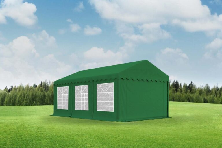 UK Tents - 3X6m Classic Green PVC Marquee