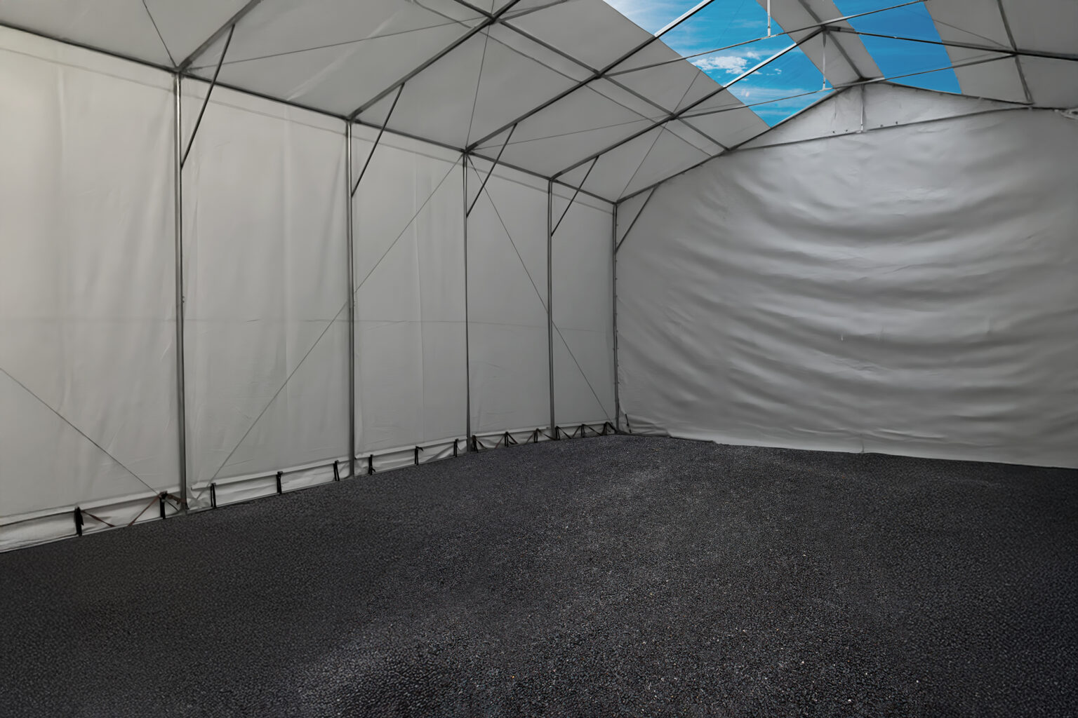 6x12m Pull Up Industrial Tent - UK Tents