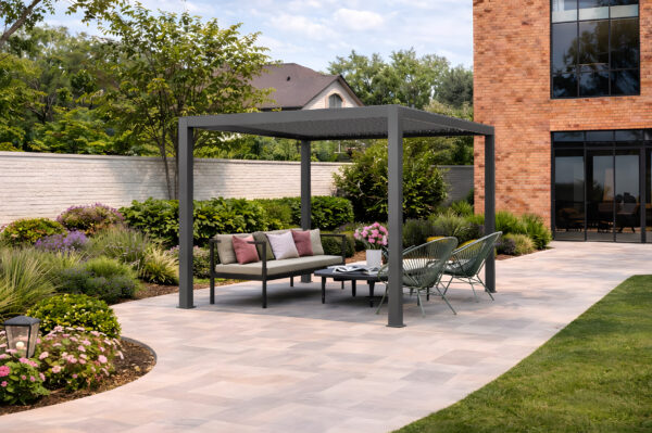 UK Tents - 3x3m Grey Pergola
